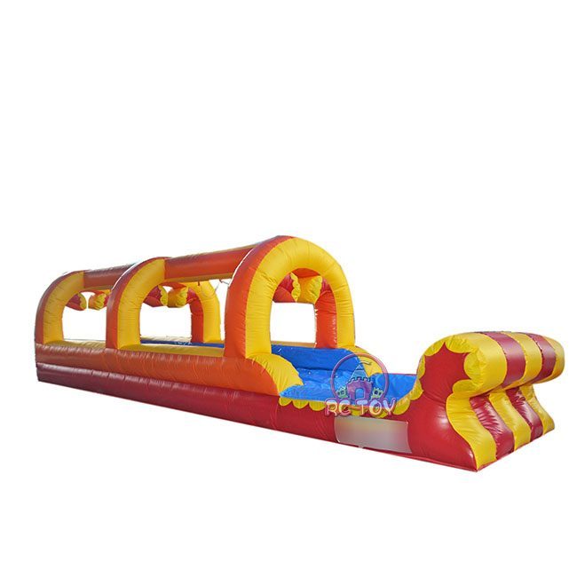 Outdoor inflatable slip n slide with pool - Ruichen Inflatables ...