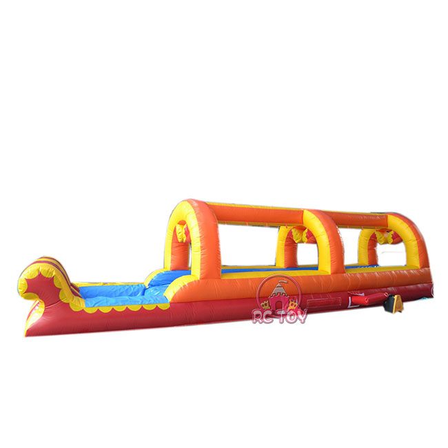 Outdoor inflatable slip n slide with pool - Ruichen Inflatables ...