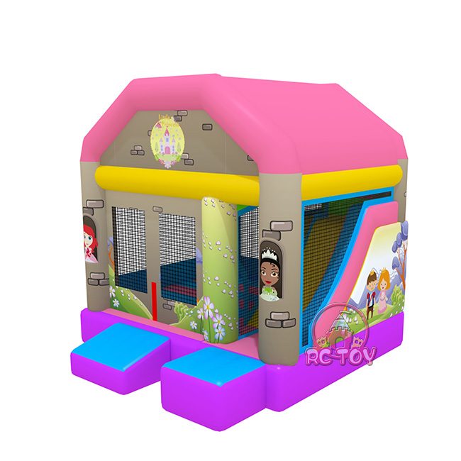 Princess Inflatable combo bouncing castle - Commercial Inflatable ...