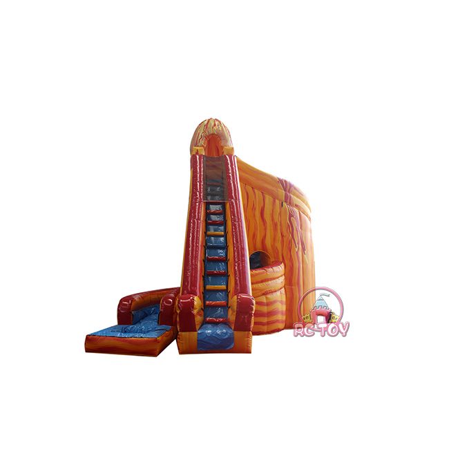 Volcano inflatable water slide for adults - Ruichen Inflatables