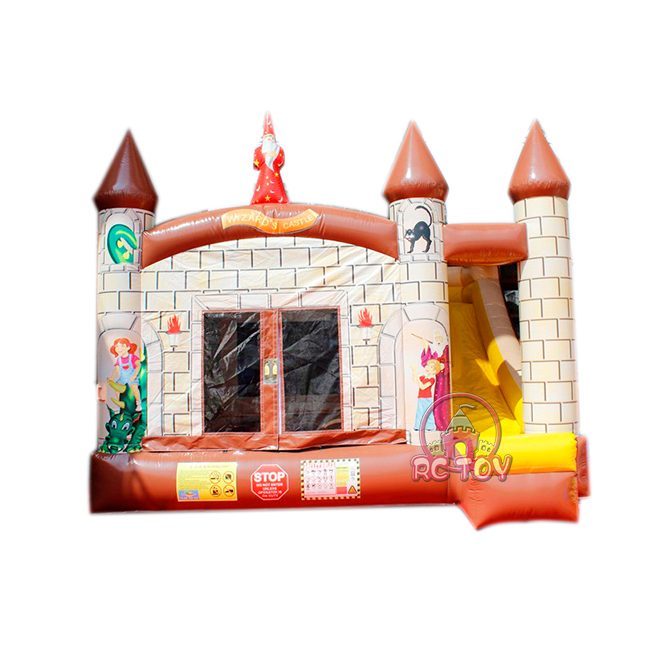 Wizard Inflatable Bouncing Castle Combo - Commercial Inflatable Bounce Houses & Water Slides ...