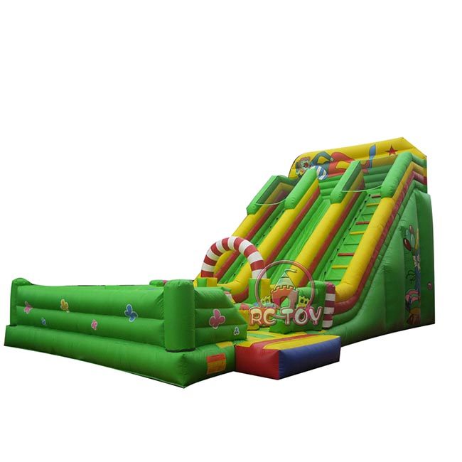 Funny circus giant inflatable slides with obstacle - Commercial ...