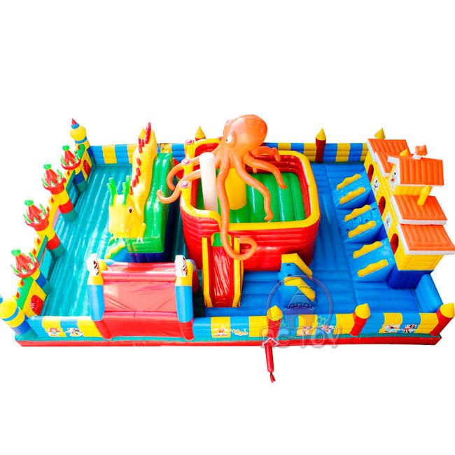 Mickey Mouse Inflatable Fun City - Ruichen Inflatables | Commercial ...